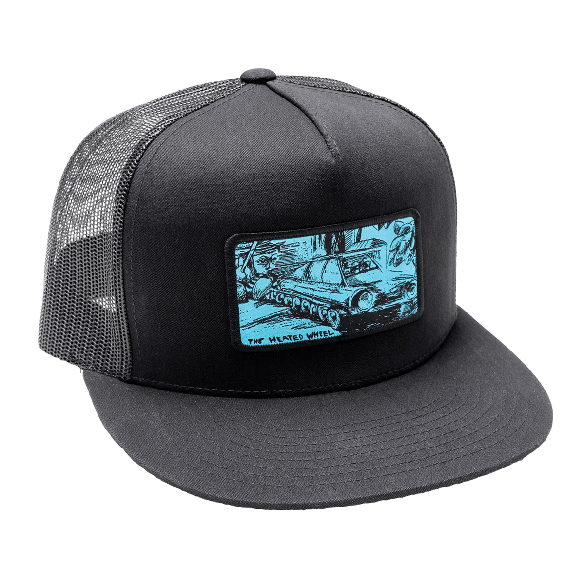 JOURNEY PATCH - SNAPBACK HAT • BLACK– The Heated Wheel