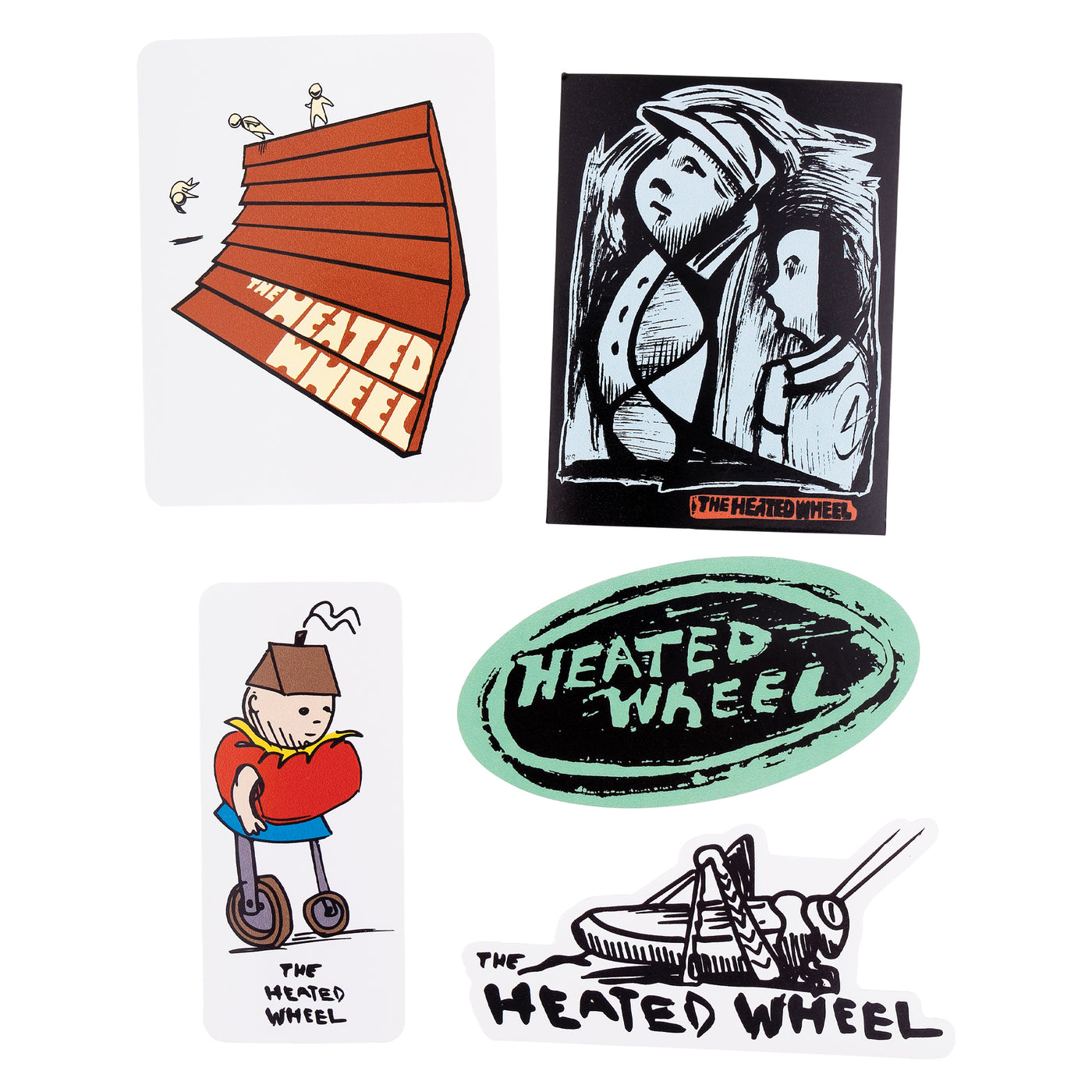 STICKER PACK #1– The Heated Wheel