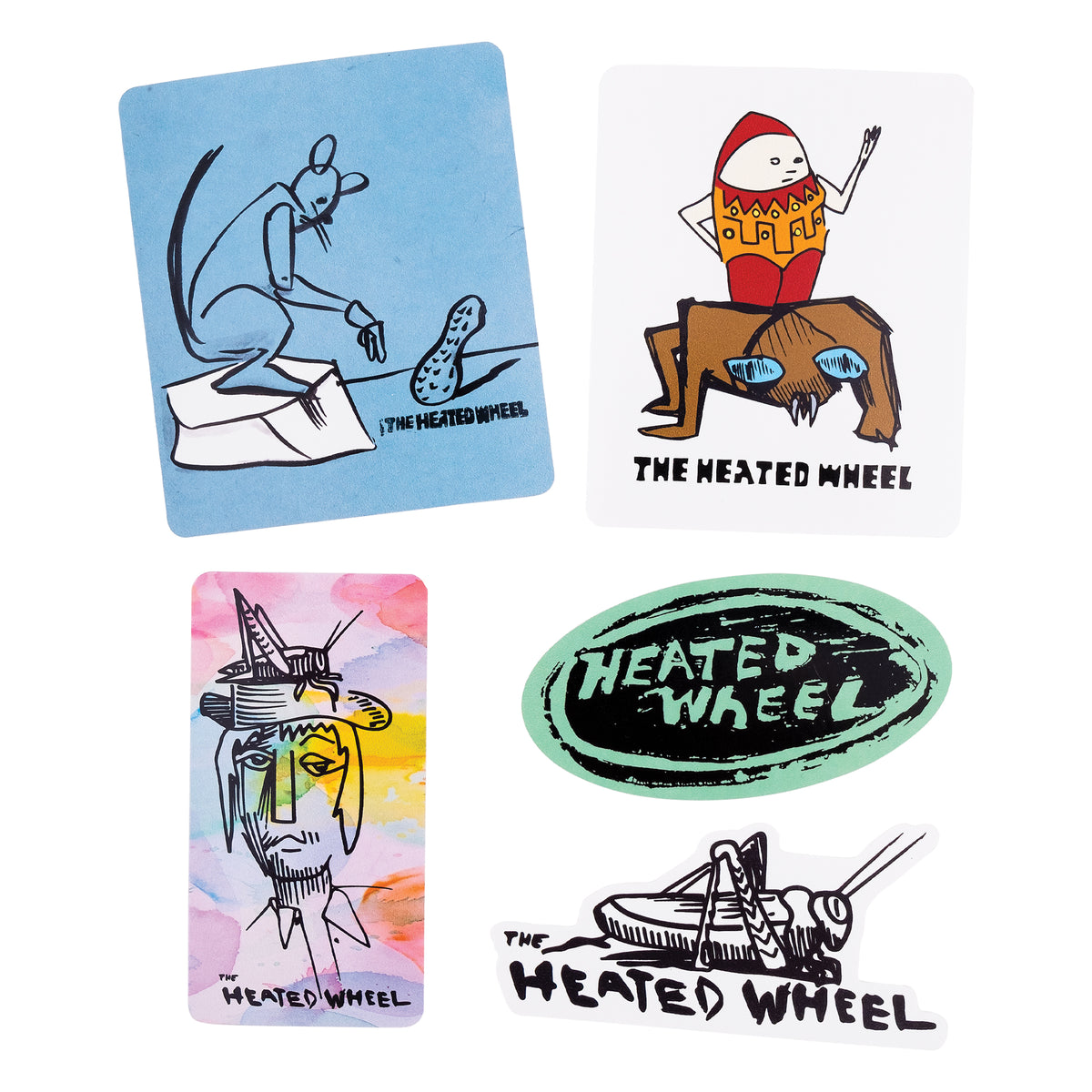 STICKER PACK #2– The Heated Wheel