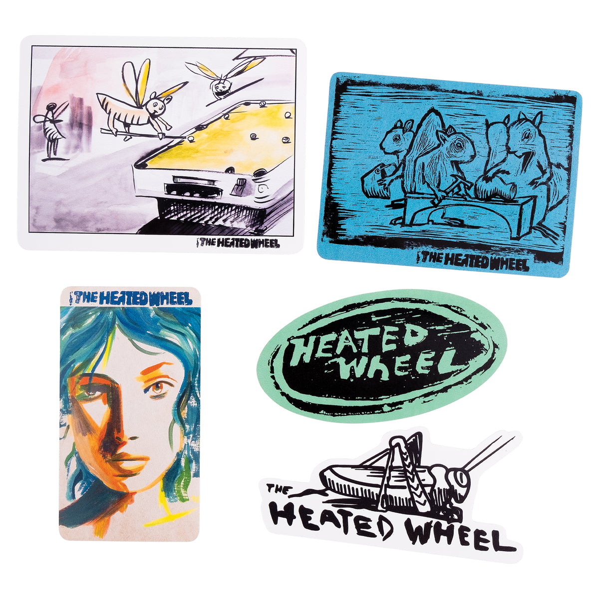 STICKER PACK #4– The Heated Wheel